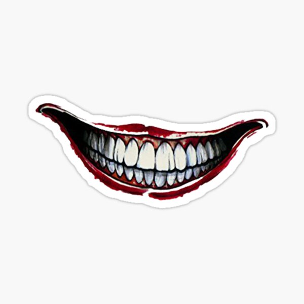 Joker Smile Stickers | Redbubble