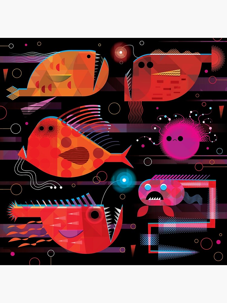 "Abyssal Fish No.4" Poster for Sale by gklucas | Redbubble
