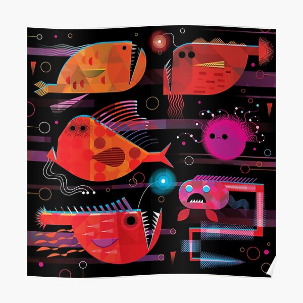 "Abyssal Fish No.4" Poster for Sale by gklucas | Redbubble