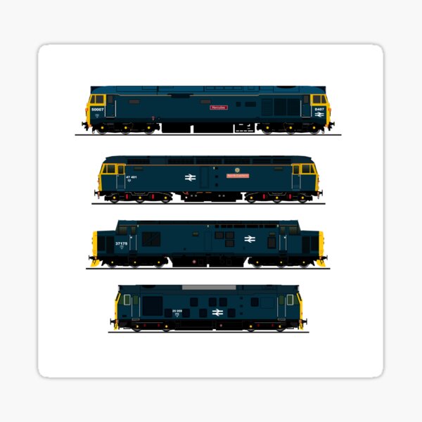 "British rail locomotives" Sticker for Sale by CraigMatthews | Redbubble