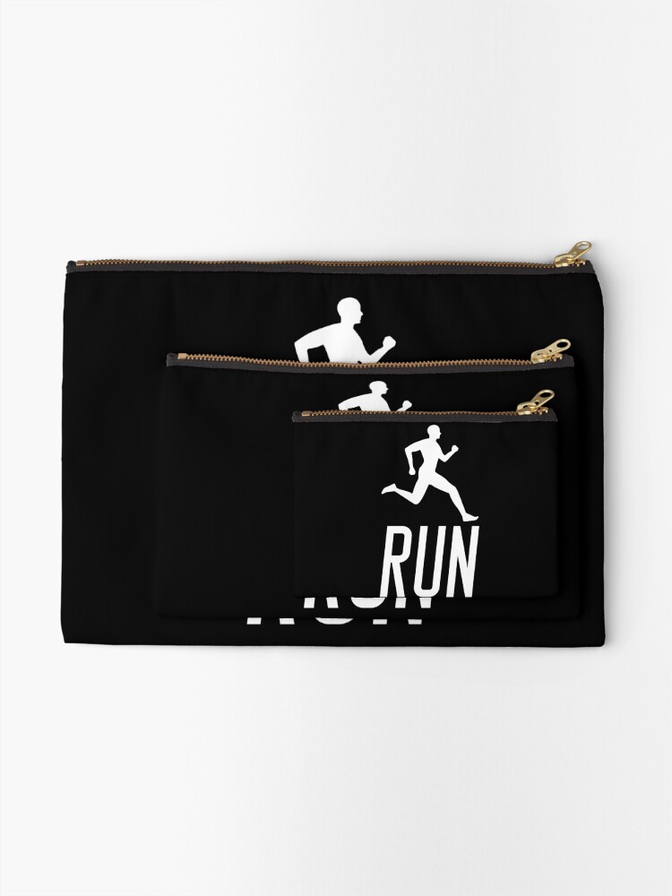 "Runner" Zipper Pouch for Sale by catchyphase | Redbubble