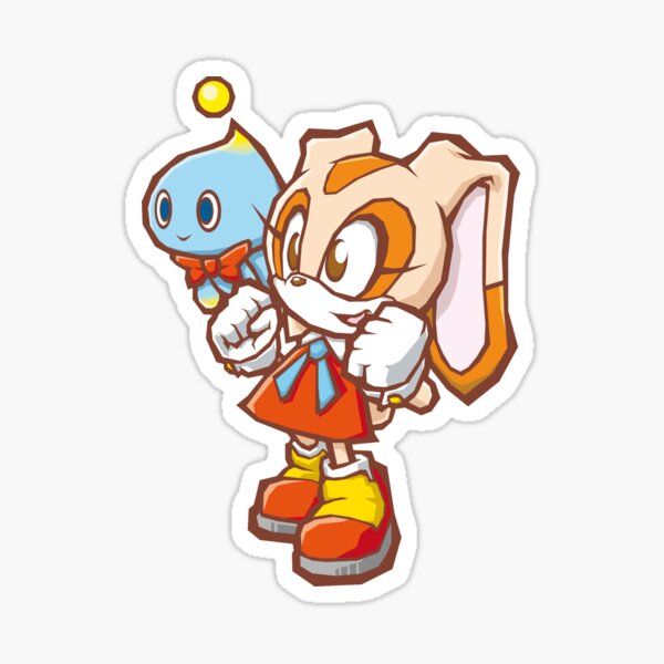 Cream The Rabbit Stickers | Redbubble