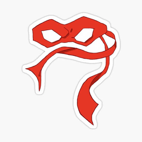"Raph Mask" Sticker by Kiipleny | Redbubble