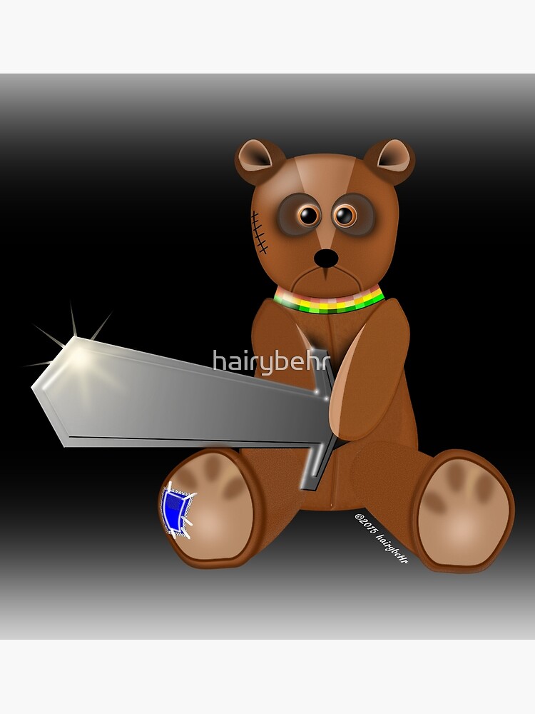 "Stabby Bear" Poster by hairybehr | Redbubble