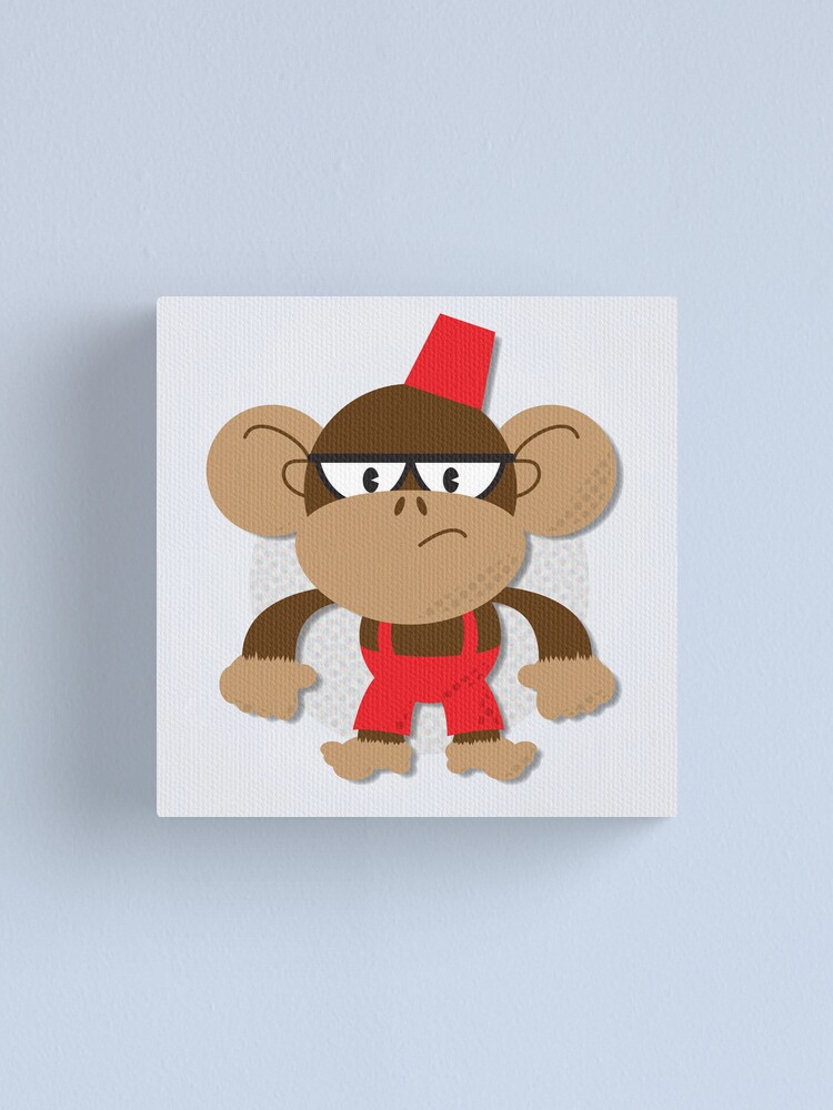 "Grumpy Monkey" Canvas Print for Sale by Monkeyboy1138 | Redbubble