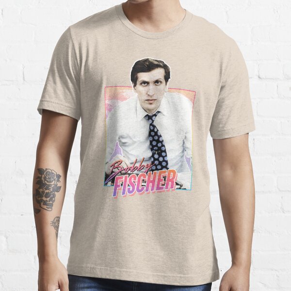 "Bobby Fischer - 80s design" T-shirt for Sale by BlueDoctor | Redbubble ...