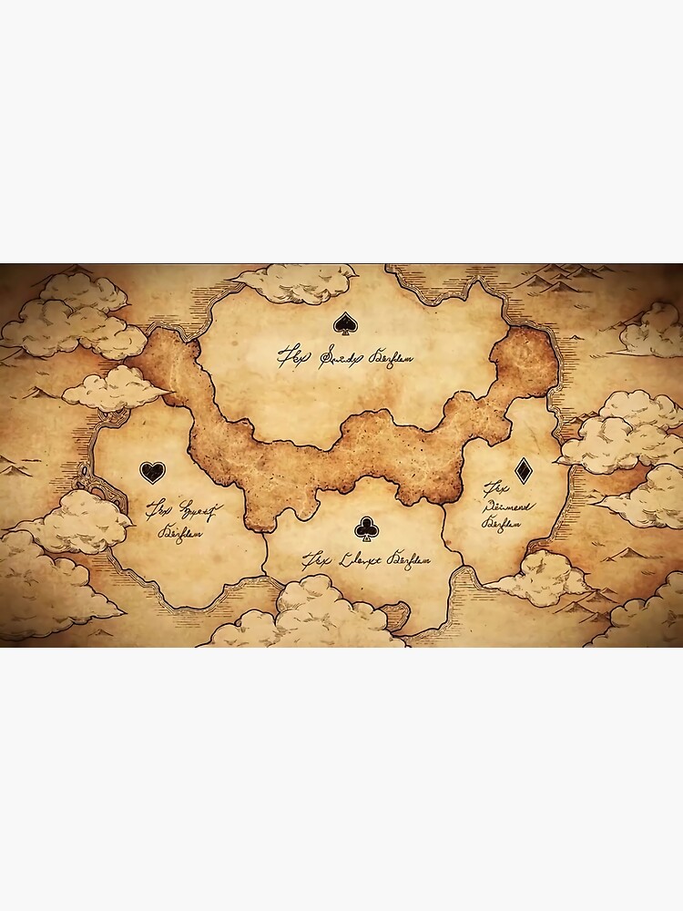 "four kingdom map" Poster by benjaminSchmit | Redbubble