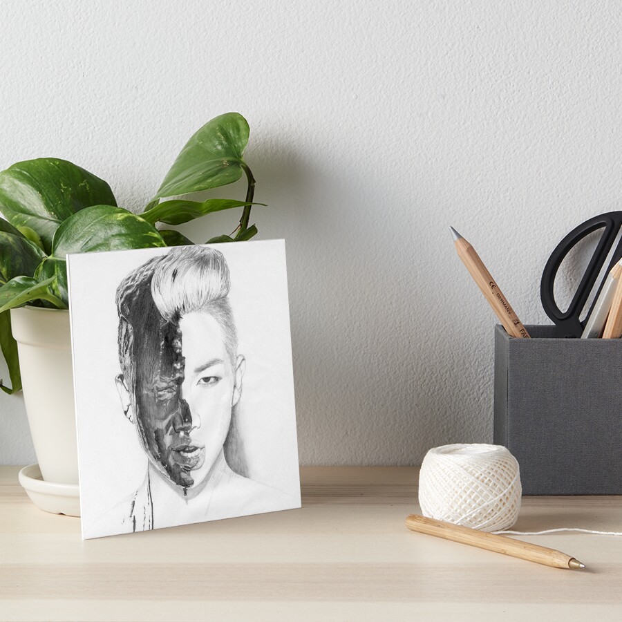 "RM Rap Monster pencil drawing" Art Board Print for Sale by ZeroKara ...