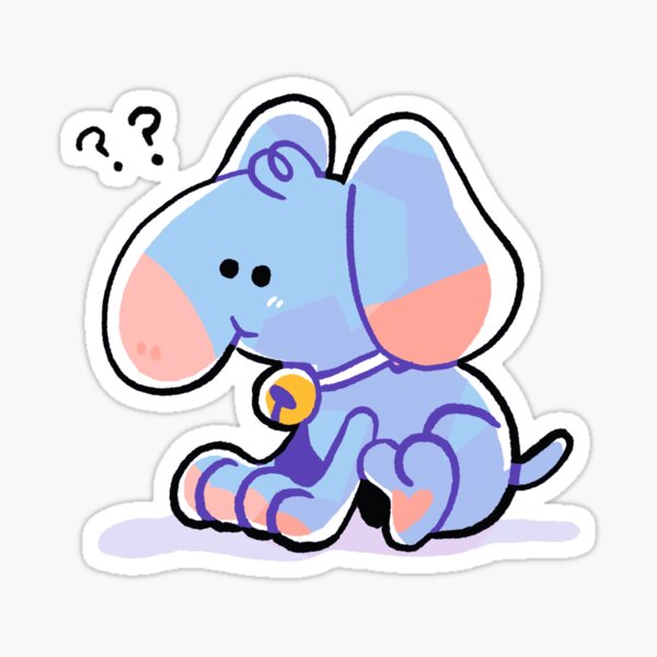 "baby blumaroo" Sticker for Sale by yaytso | Redbubble