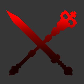 "Vampire: The Masquerade Clan Ventrue Gradient Red Symbol" Art Board ...