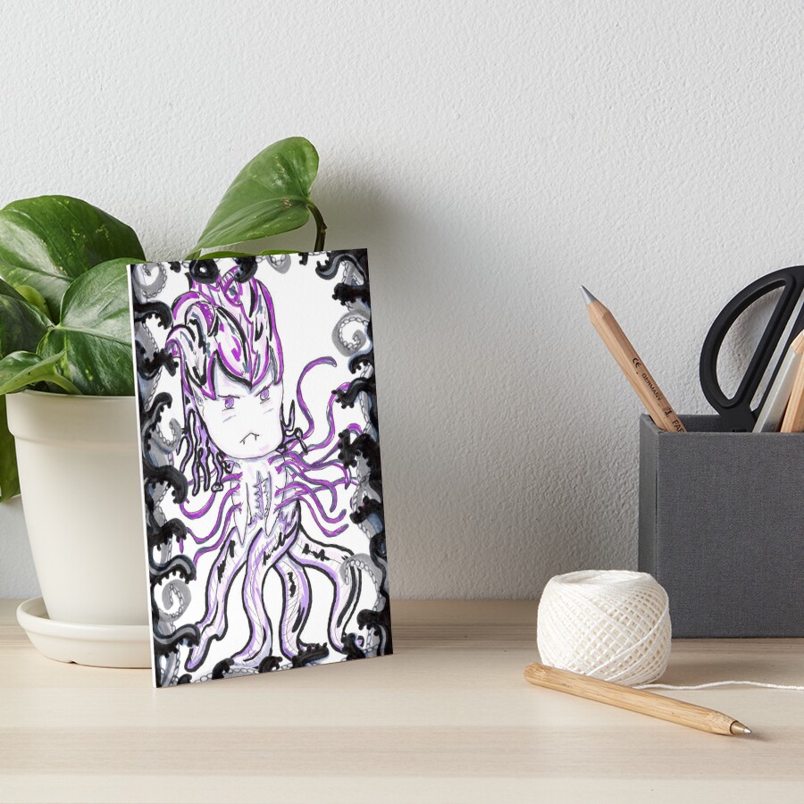 "Obsidian Chibi" Art Board Print for Sale by LetZoeSpoilYou | Redbubble