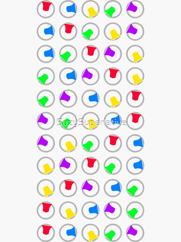 "Bell Ringing - PLAIN HUNT 5 Multi A" Sticker for Sale by ...