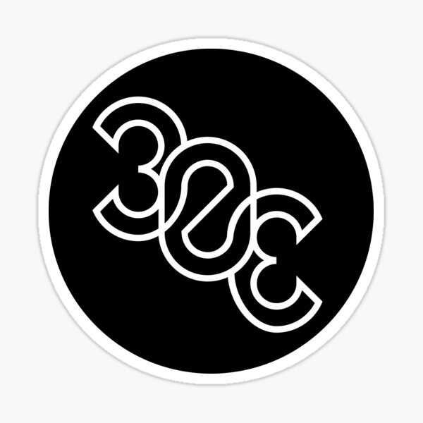 "Denver Love - Colorado 303 logo design" Sticker by tolson89 | Redbubble