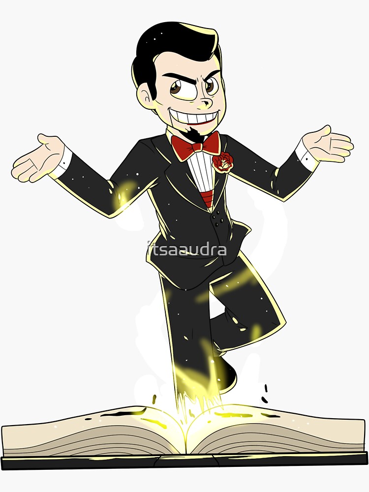 "Slappy the Living Dummy" Sticker for Sale by itsaaudra | Redbubble