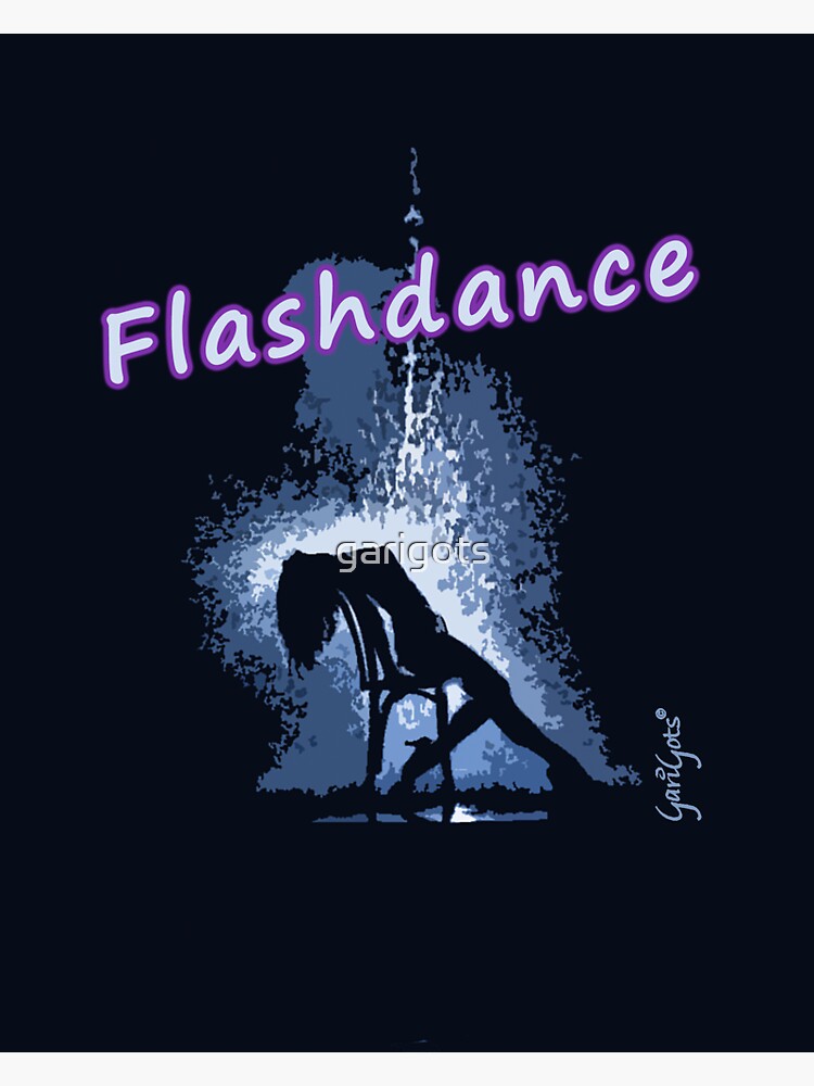 "Flashdance maniac dancer" Sticker for Sale by garigots | Redbubble