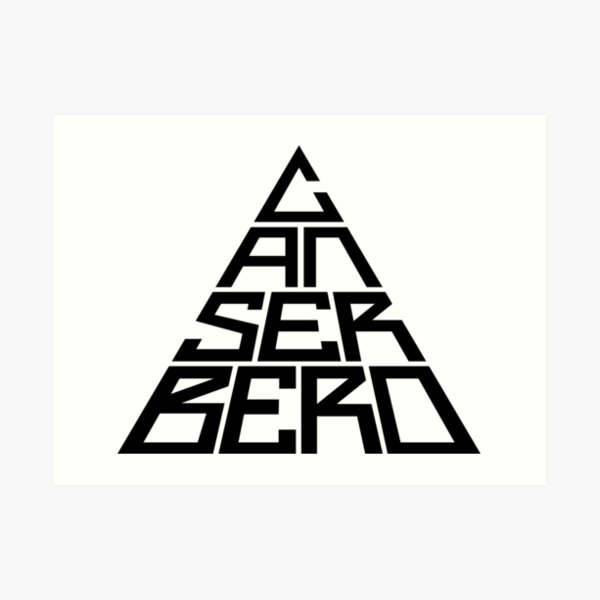 "Canserbero LOGO" Art Print for Sale by jeancm27 | Redbubble