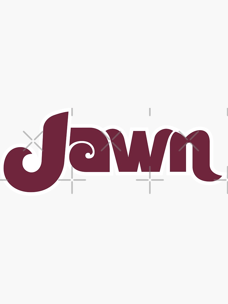 "Jawn x Retro Philly" Sticker for Sale by SaturdayAC | Redbubble