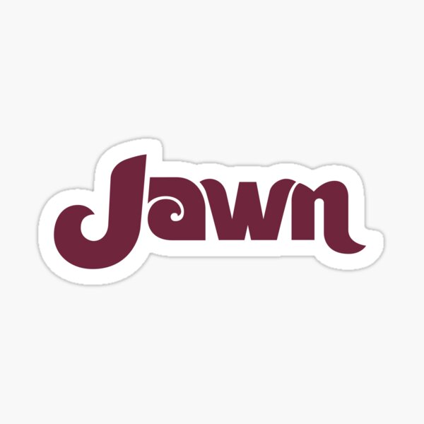 "Jawn x Retro Philly" Sticker for Sale by SaturdayAC | Redbubble