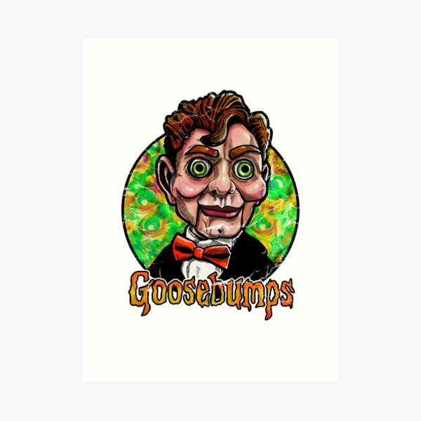 "Goosebumps, Slappy" Art Print for Sale by Inkin-Imp | Redbubble
