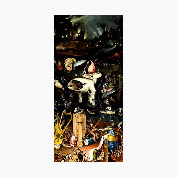 "Hieronymus Bosch - Hell" Photographic Print by orcsome | Redbubble