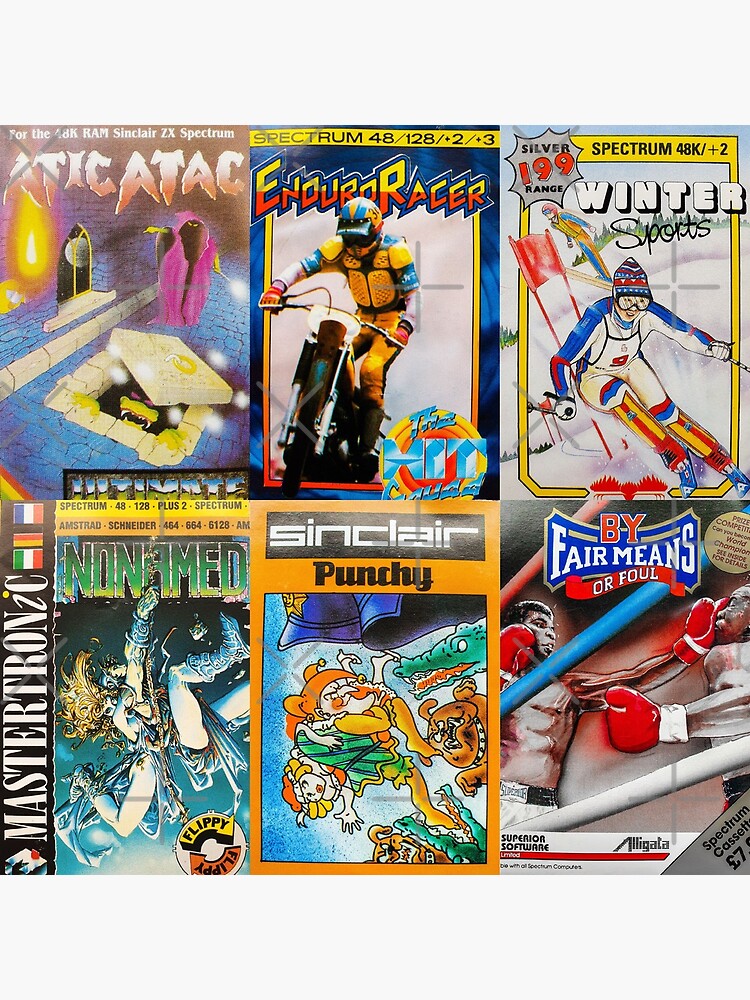 "ZX Spectrum Multi Games 2" Poster for Sale by Loubie2 | Redbubble