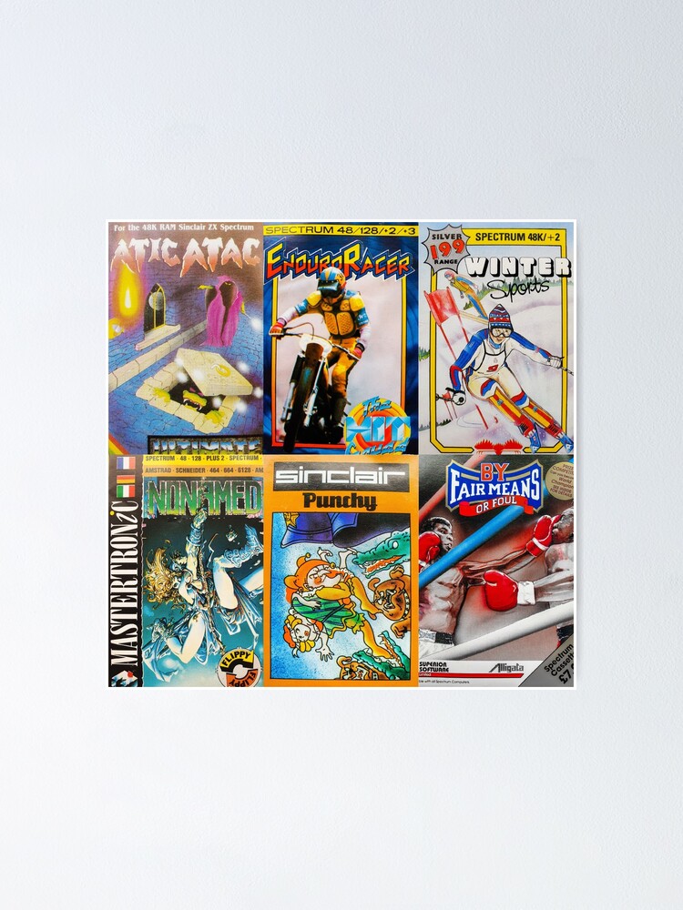 "ZX Spectrum Multi Games 2" Poster for Sale by Loubie2 | Redbubble