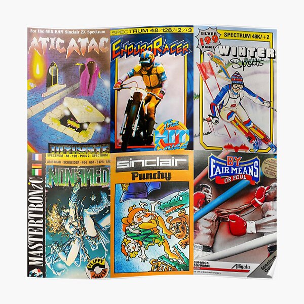 "ZX Spectrum Multi Games 2" Poster for Sale by Loubie2 | Redbubble