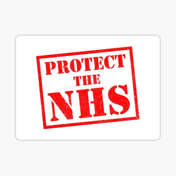 "Protect the nhs" Sticker for Sale by Smartdesigns101 | Redbubble