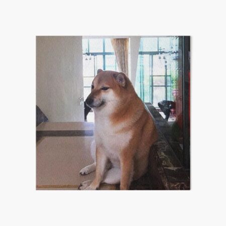 "CHEEMS Origin HD" Art Board Print for Sale by Karibubble | Redbubble