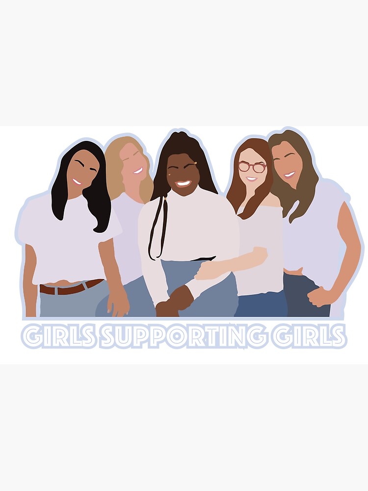 "Girls Supporting Girls " Canvas Print by jrheam | Redbubble