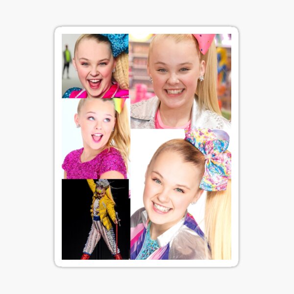 "Jojo Siwa collage " Sticker for Sale by Kevin-malone1 | Redbubble