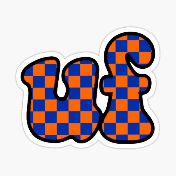 "uf checkered sticker" Sticker for Sale by michellepaley | Redbubble