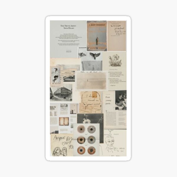 "aesthetic collage" Sticker by Annielebling | Redbubble
