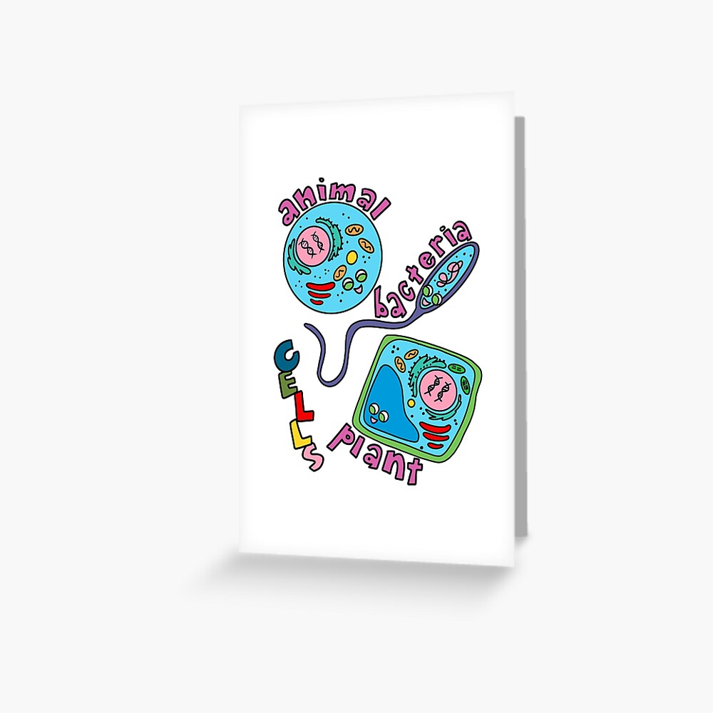 "Happy Cells | Biology Science Design" Greeting Card for Sale by ...