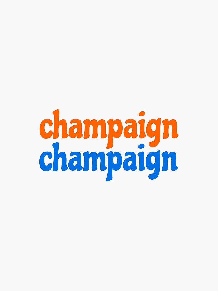 "champaign university of Illinois logo " Sticker for Sale by ...