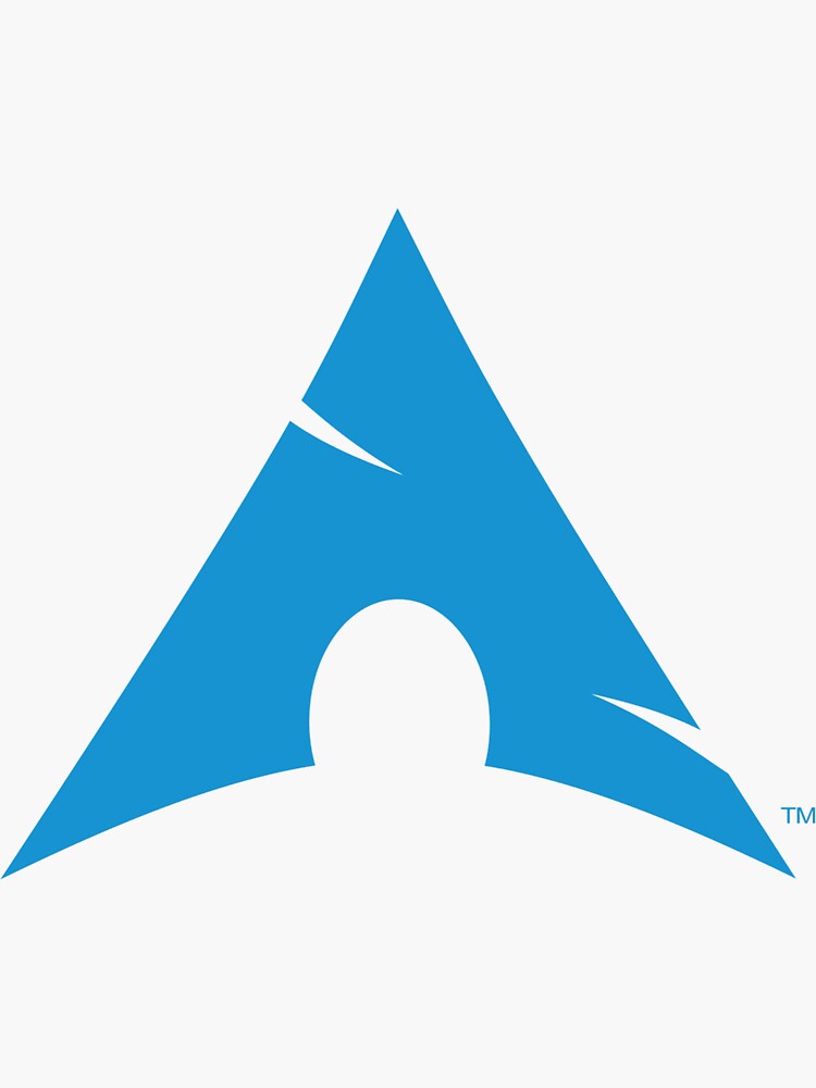 "arch linux " Sticker by geekgoods | Redbubble