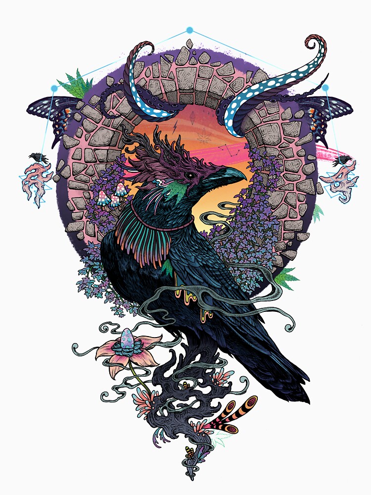 "Oracle" T-shirt for Sale by MatMiller | Redbubble | crow t-shirts ...