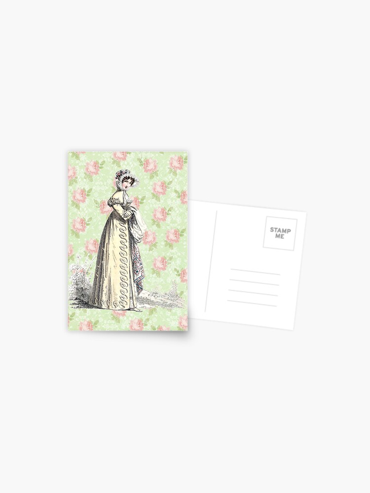 "Lovely Regency Lady - Jane Austen Style" Postcard for Sale by ...