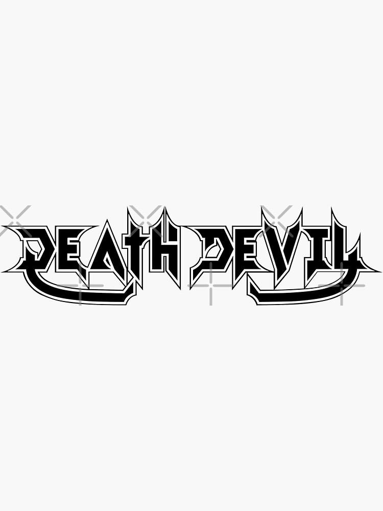 "Death Devil" Sticker for Sale by 8III8 | Redbubble