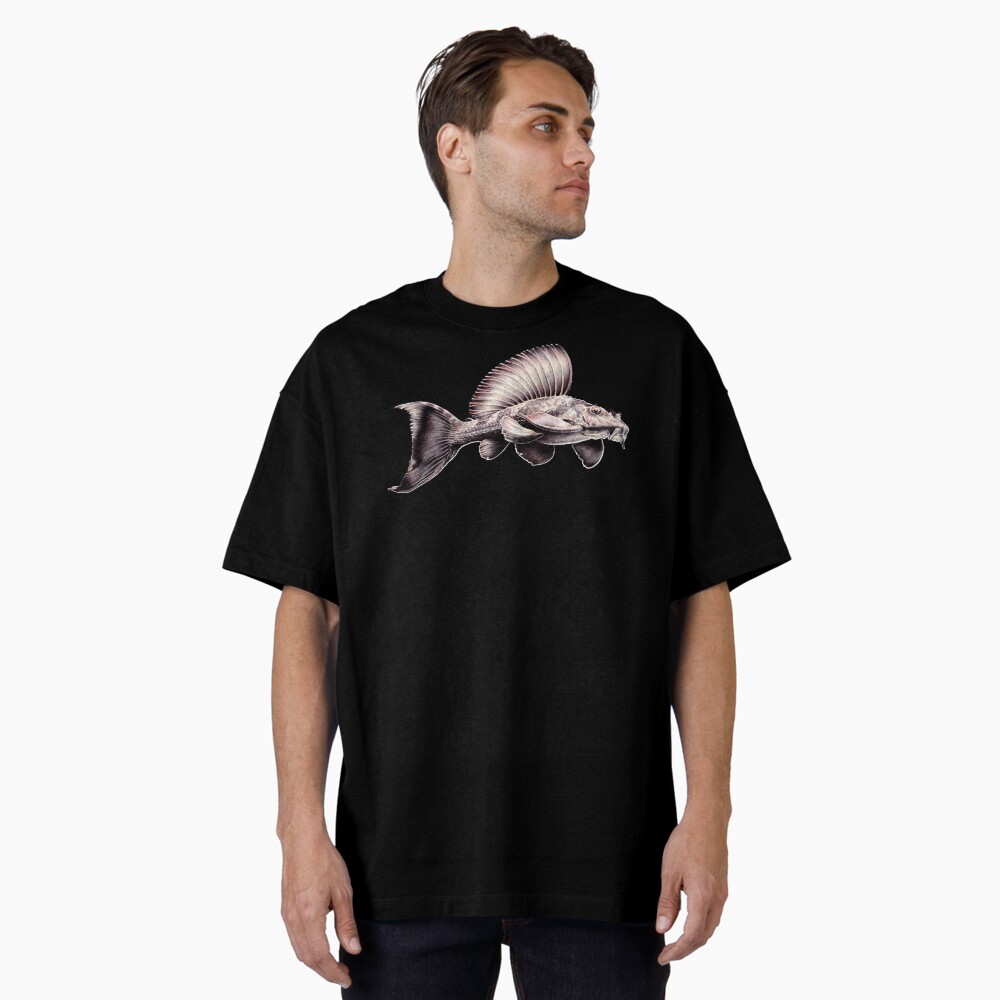 "Rhino Pleco Ballpoint Drawing" Sticker for Sale by WishFishy | Redbubble