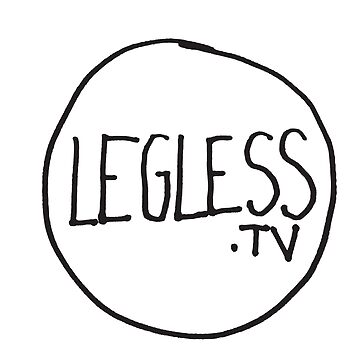 "Round Legless" Sticker for Sale by leglesstv | Redbubble