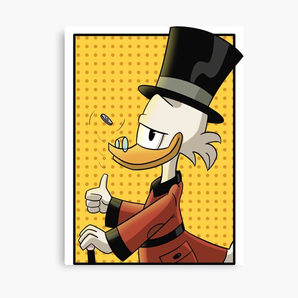 Scrooge Mcduck Canvas Prints | Redbubble
