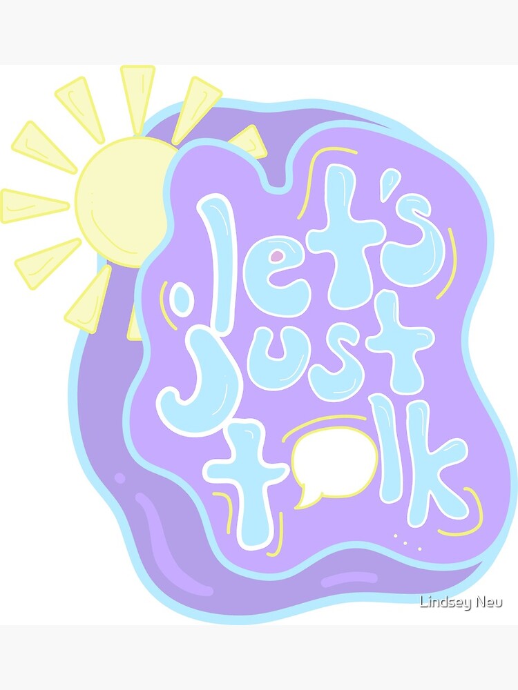 "Carthage's "Let's Just Talk" Logo" Photographic Print for Sale by ...