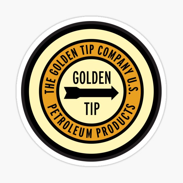 "Hollywood - Golden Tip" Sticker for Sale by artboy213 | Redbubble