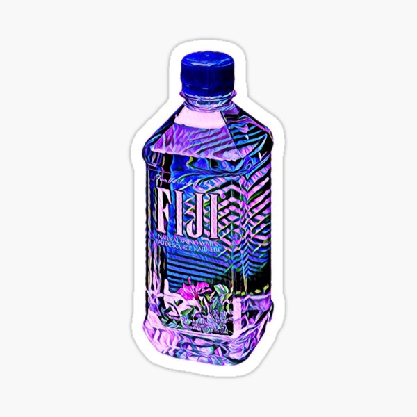 "Vaporwave Purple Fiji" Sticker for Sale by brightwaterart | Redbubble