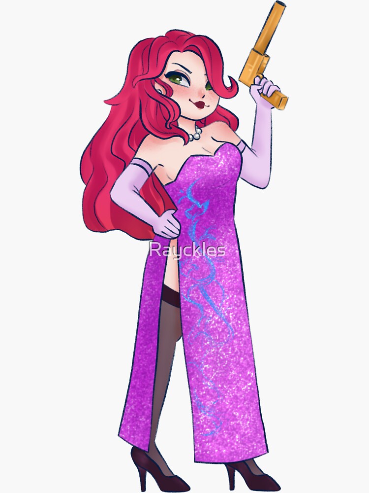 "Miss Fortune Secret Agent" Sticker by Rayckles | Redbubble