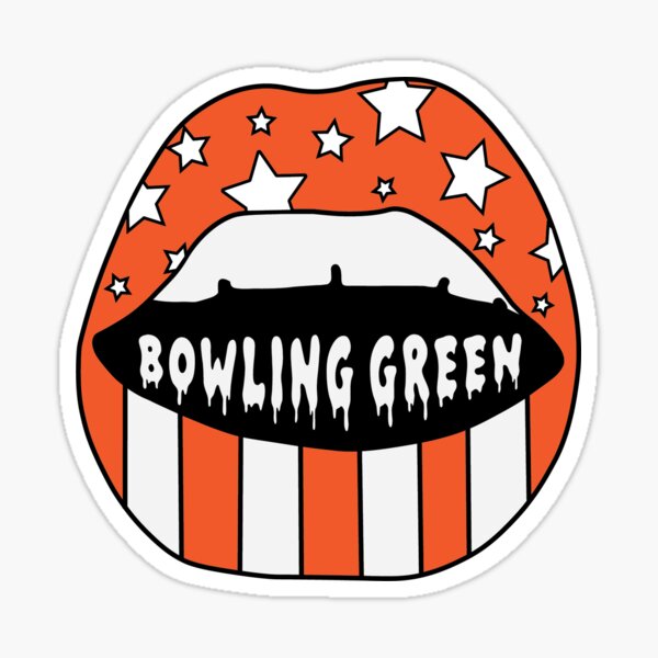 "Bowling Green Lips " Sticker by brianab7220 | Redbubble