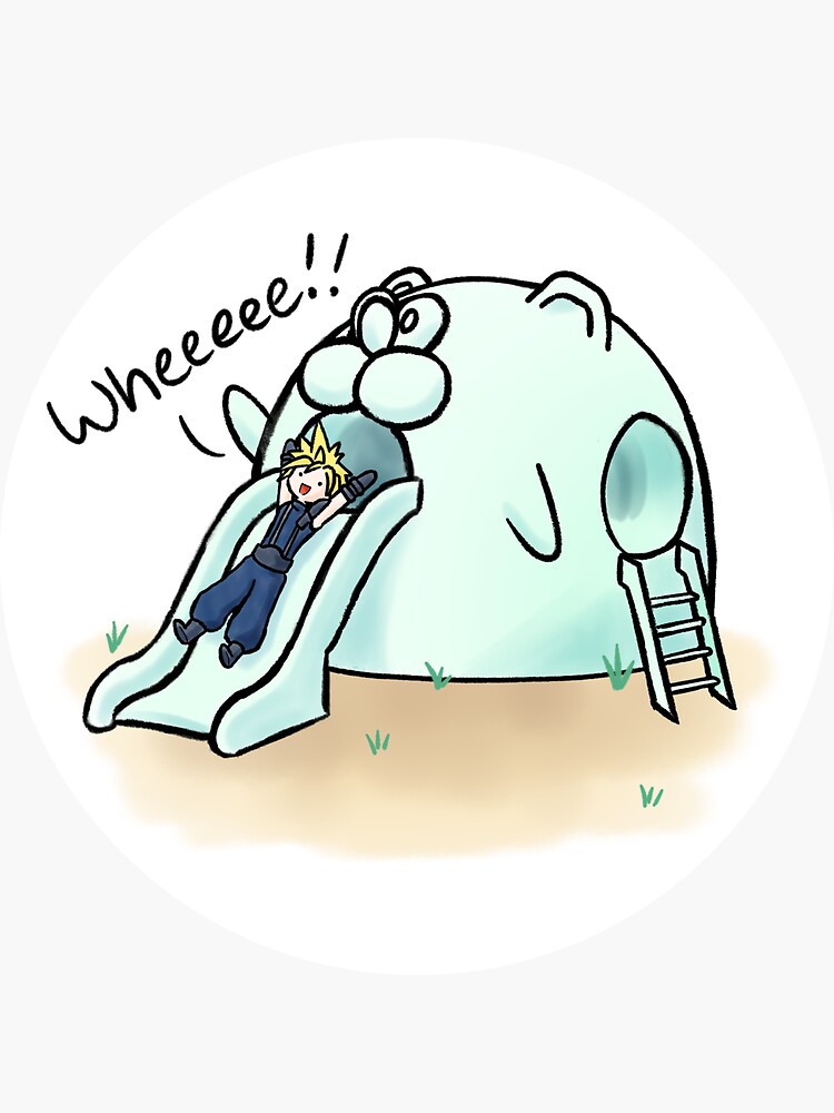 "Wheeeee [circle]" Sticker by Klam-Digguh | Redbubble