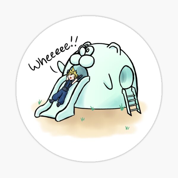 "Wheeeee [circle]" Sticker by Klam-Digguh | Redbubble