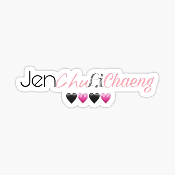 "BLACKPINK - JenChuLiChaeng " Sticker by Ajikimi | Redbubble
